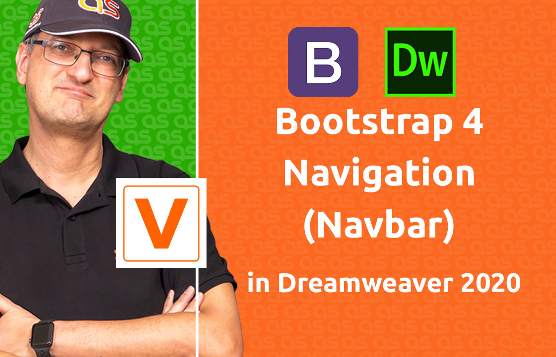 VIDEO: Bootstrap 4 Navigation (Navbar) in Dreamweaver 2020 - Andreas ...